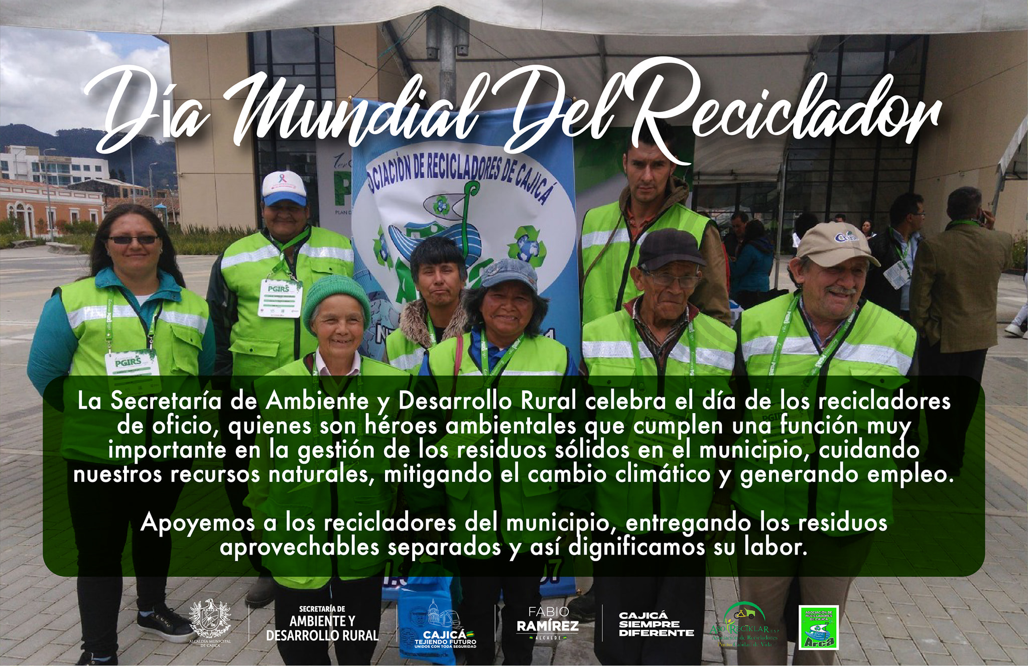 Día Mundial del Reciclador – Cajicá Alcaldía Municipal